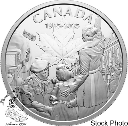 Canada: 2025 $20 80th Anniversary of the End of the Second World War in ...
