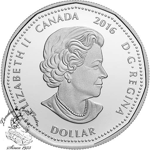 Canada: 2016 $1 Library of Parliament 2oz Silver Coin - London Coin ...