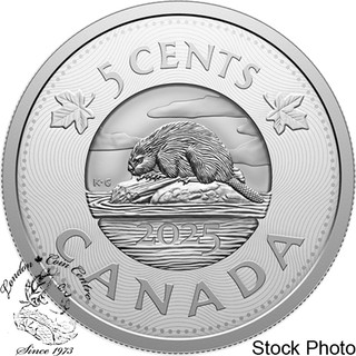 Canada: 2025 5 Cents Multilayered Beaver Pure Silver Coin - London Coin ...