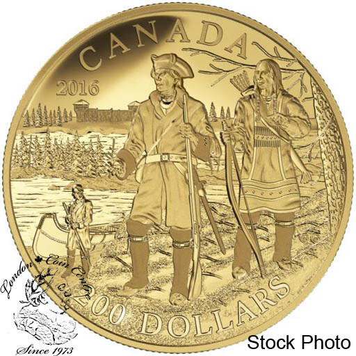 Canada: 2018 $200 Early Canadian History: First Nations Pure Gold Coin ...