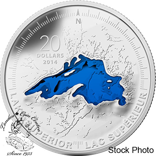 Canada: 2014 $20 Lake Erie Pure Silver Coin - London Coin Centre Inc.