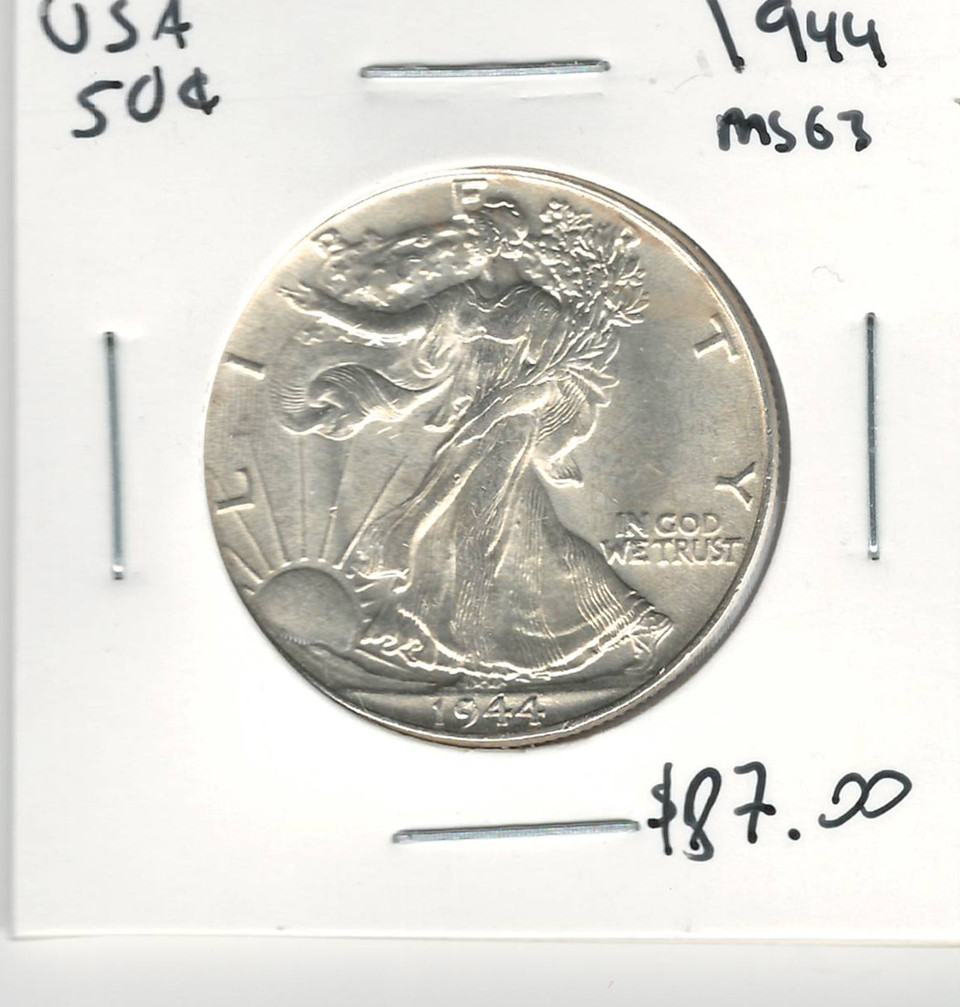 United States: 1944 50 Cent MS63 - London Coin Centre Inc.