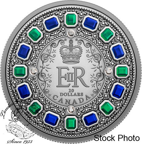Canada: 2022 $20 The Imperial State Crown 1 oz Pure Silver Coin ...