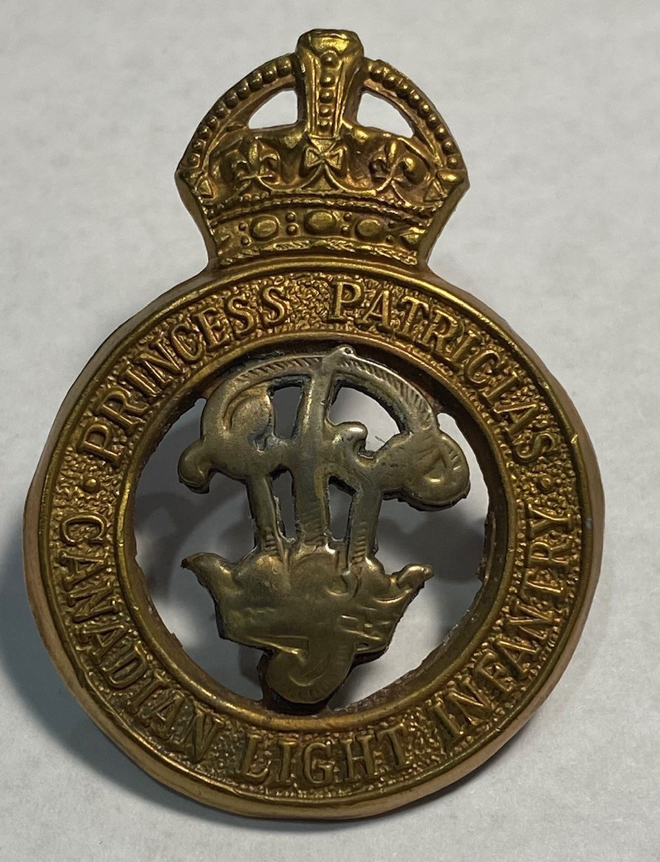 Canada: Princess Patricia's Canadian Light Infantry Cap Badge - London ...