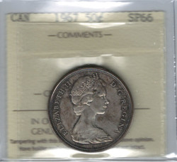 Canada: 1967 50 Cents ICCS SP66 - London Coin Centre Inc.