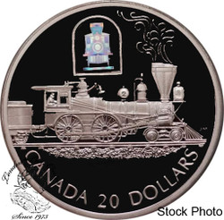 Canada: 2000 $20 The Toronto Train Silver Hologram Coin - London Coin ...
