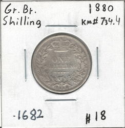 Great Britain: 1880 Shilling - London Coin Centre Inc.