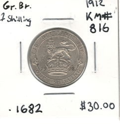 Great Britain: 1912 Shilling - London Coin Centre Inc.