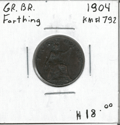 Great Britain: 1904 Farthing - London Coin Centre Inc.