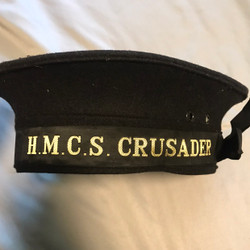 1955 H.M.C.S. Crusader Royal Canadian Navy Hat - London Coin Centre Inc.