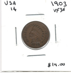 United States: 1903 1 Cent VF30 - London Coin Centre Inc.