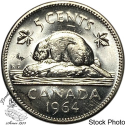 Canada: 1964 5 Cent MS63 - London Coin Centre Inc.