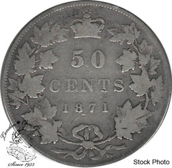 Canada: 1871 50 Cents VG8 - London Coin Centre Inc.