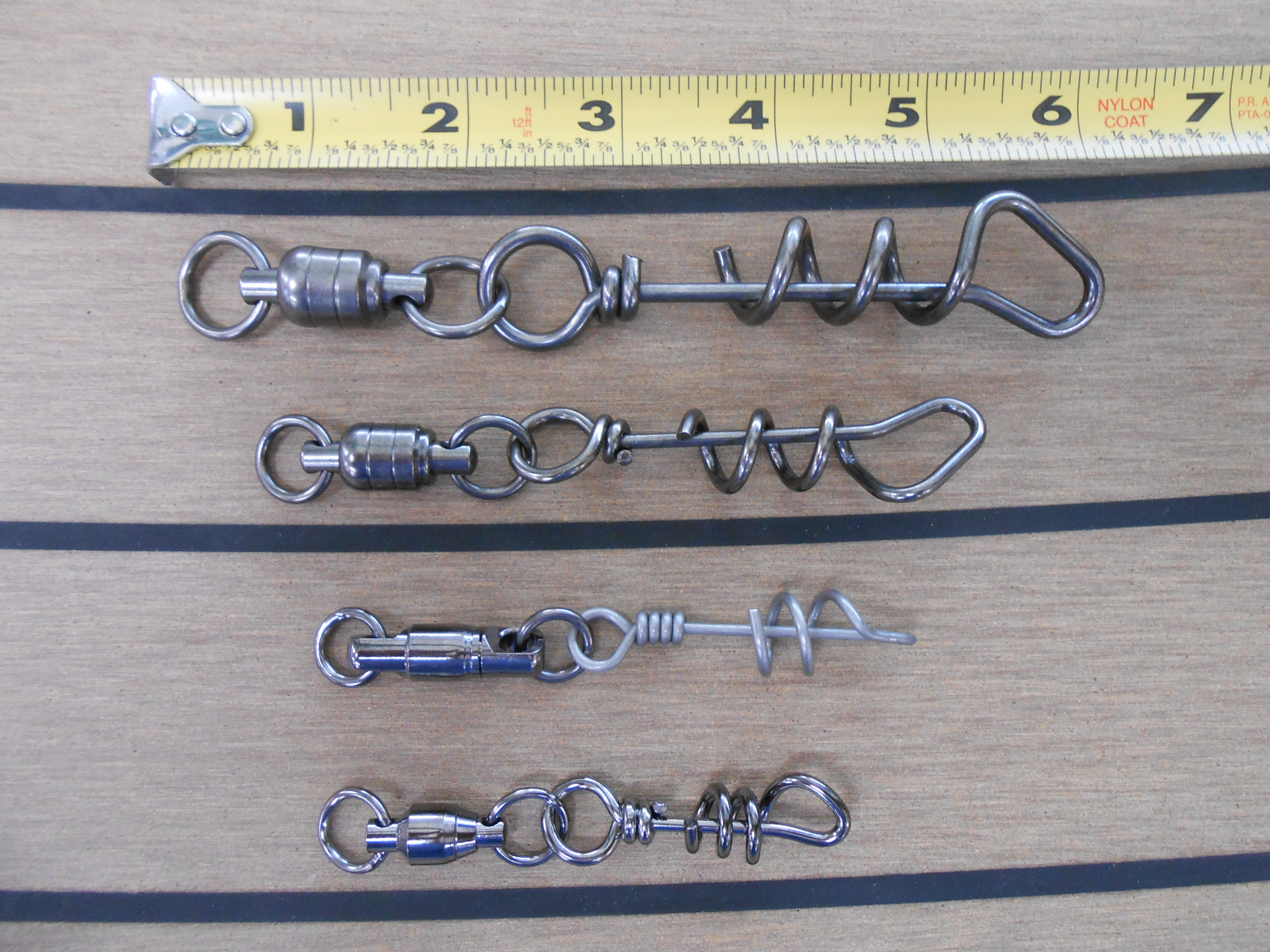 Dredge Corkscrew Snap Swivels - Sport Fishing Supply Store South ...