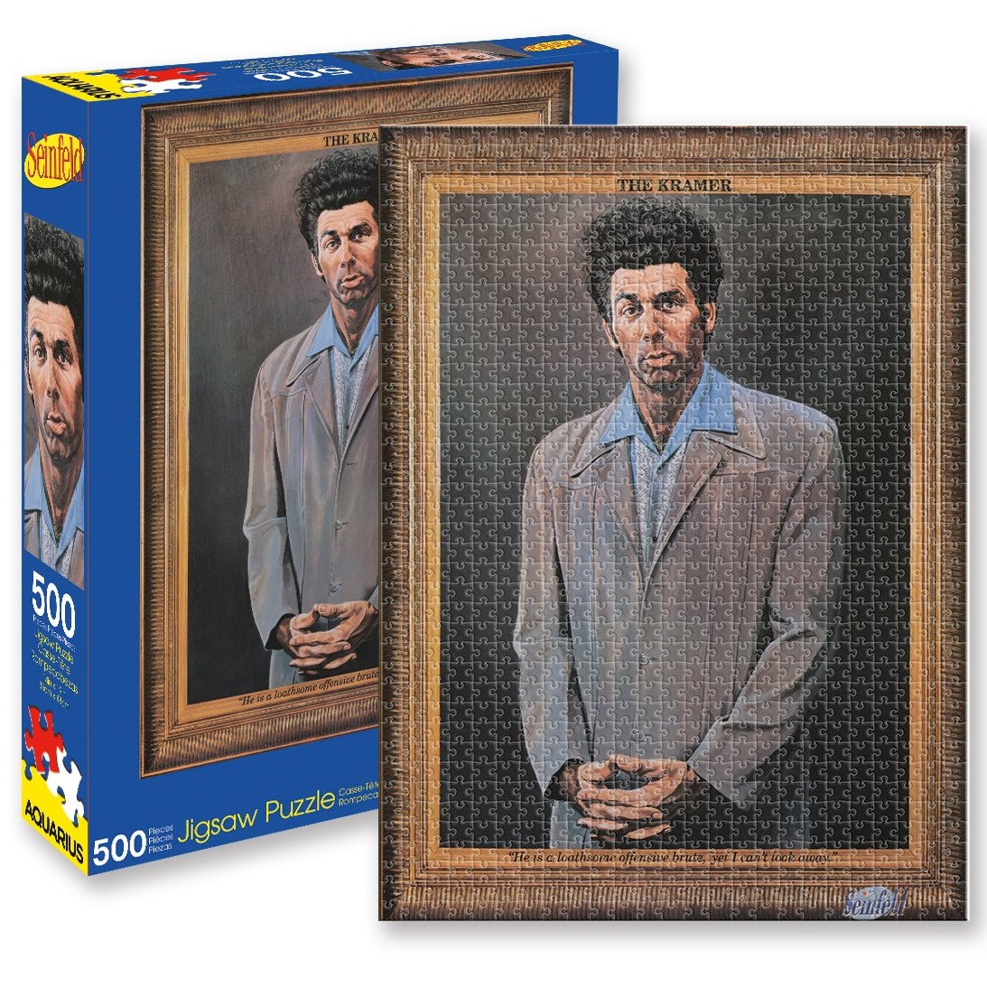 The Kramer Painting Seinfeld Puzzle by Aquarius | RetroFestive.ca