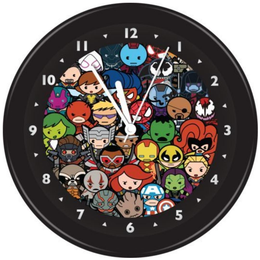 Marvel Kawaii Characters Wall Clock - RetroFestive.ca