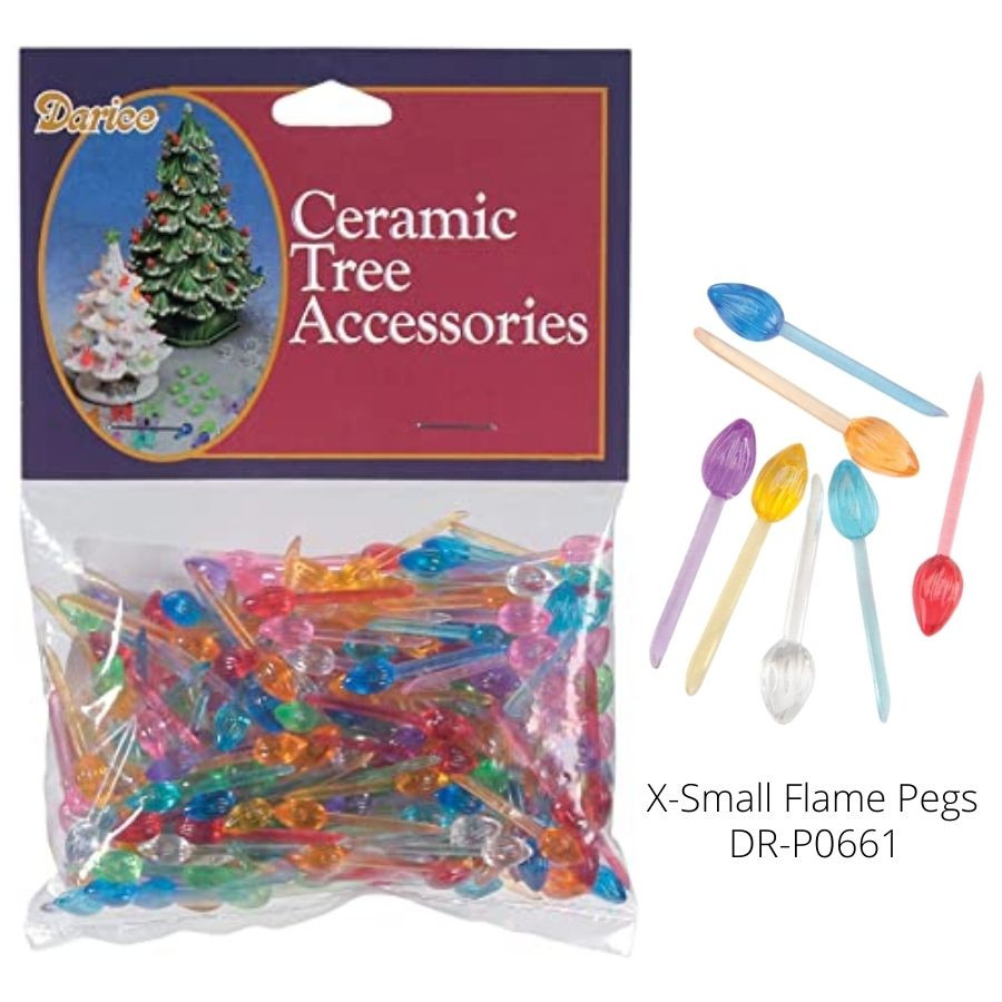 Ceramic Christmas Tree Replacement Pegs Bulbs Canada | RetroFestive.ca
