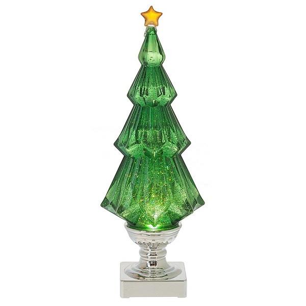 Green Lighted Shimmer Tree - RetroFestive.ca