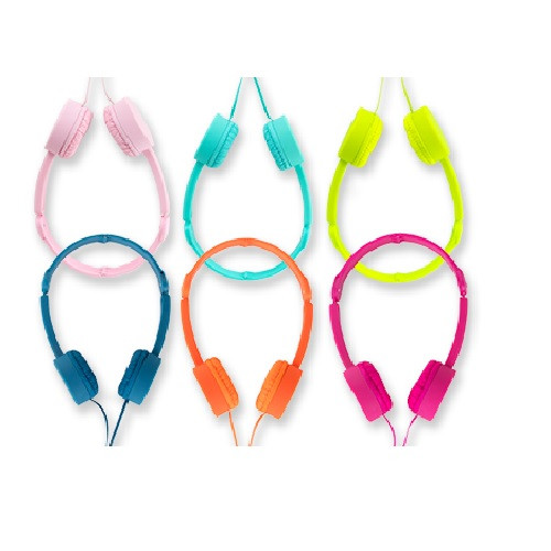 PopTones Foldable Headphones in 6 Retro Colours - RetroFestive.ca