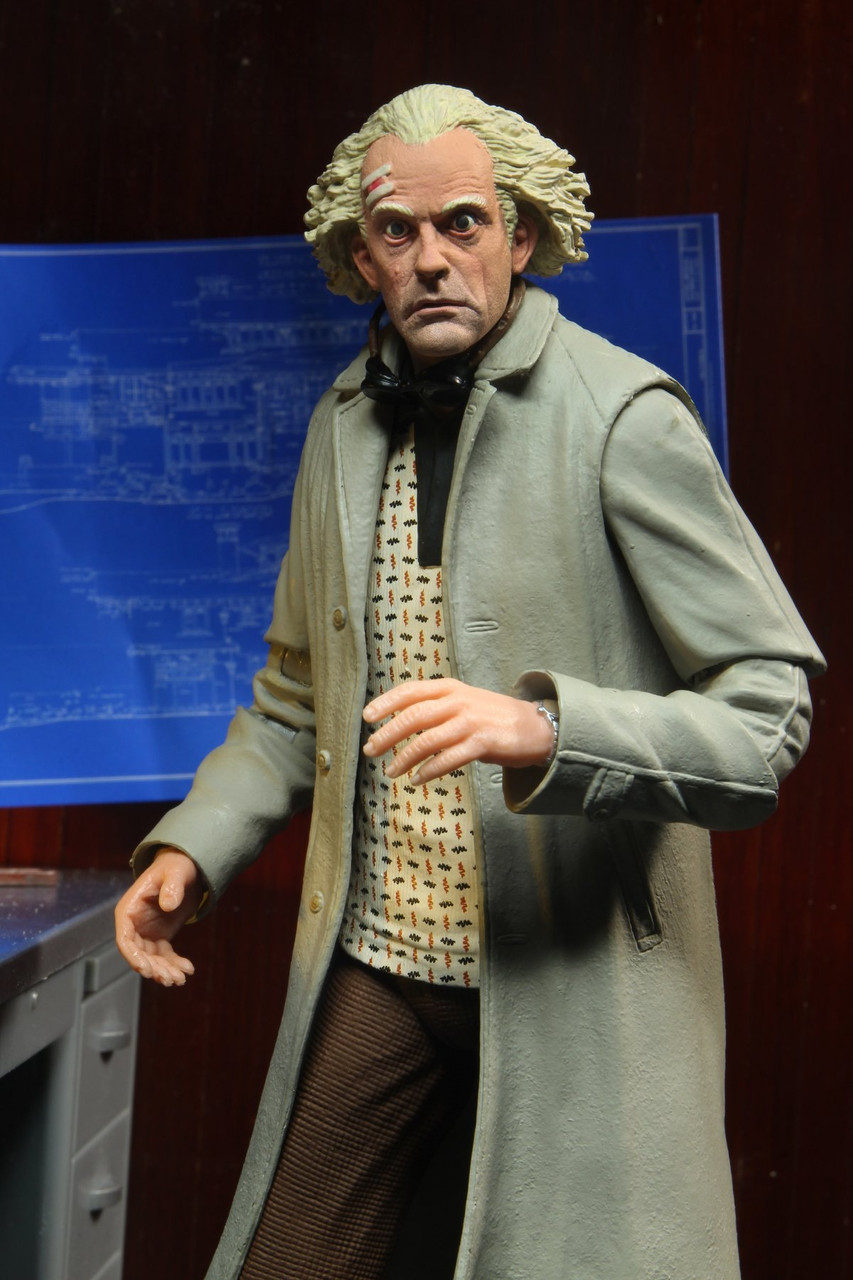 Back to the Future Ultimate Doc Brown Figure by NECA | RetroFestive.ca