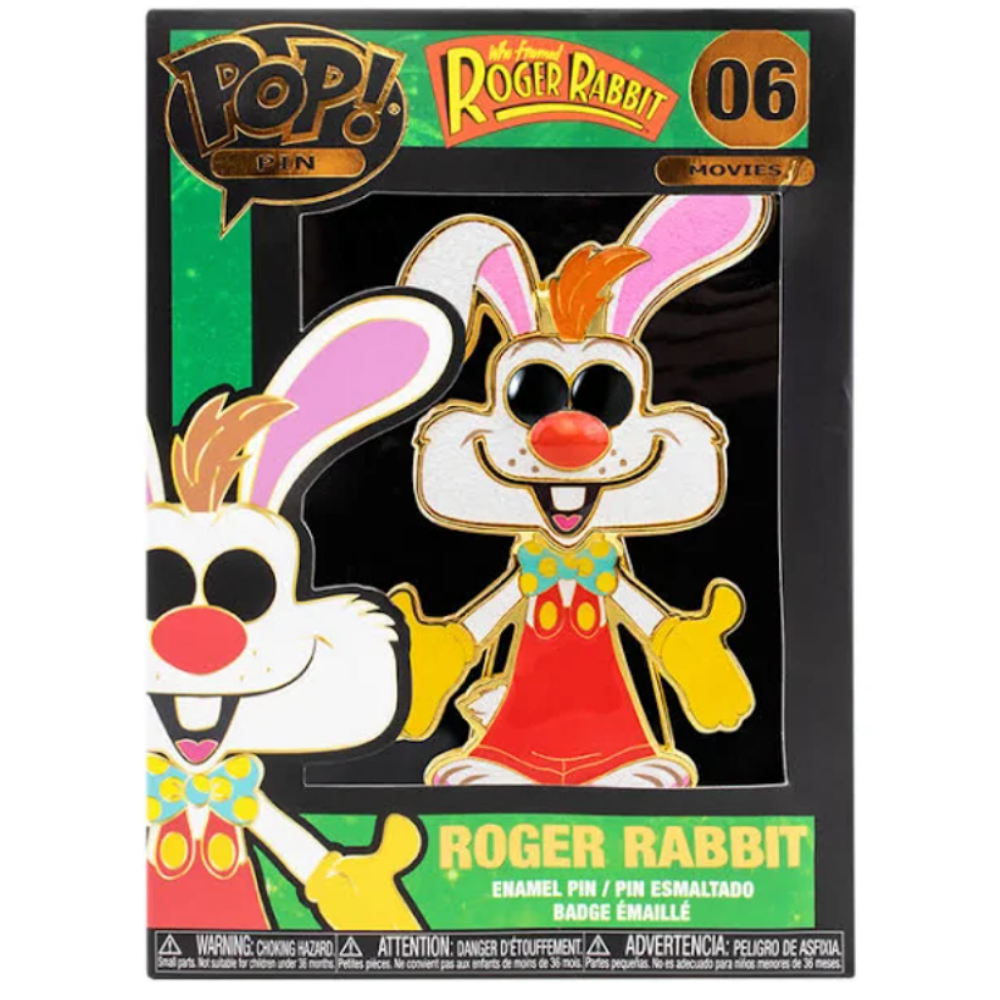 Roger Rabbit Jumbo Enamel Pin Funko Pop Canada | RetroFestive.ca