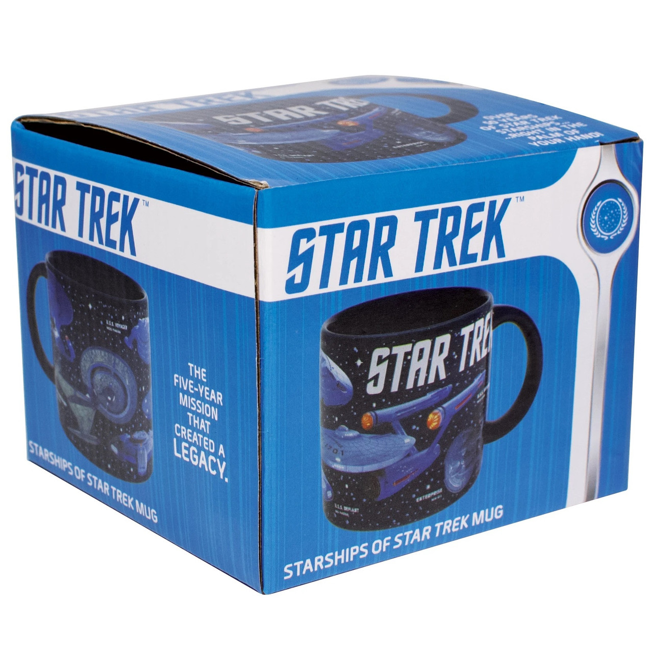 Starships of Star Trek Mug in Gift Box Canada | RetroFestive.ca