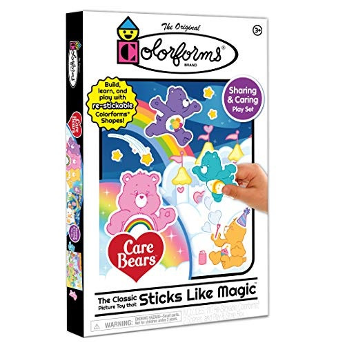 Retro Colorforms Care Bears Unlock the Magic Set Canada | RetroFestive.ca
