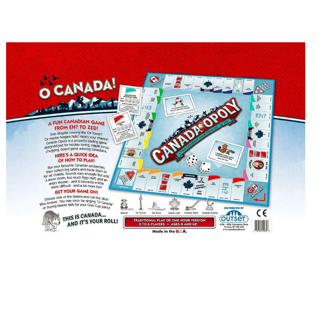 Canada-Opoly Game Canada | RetroFestive.ca