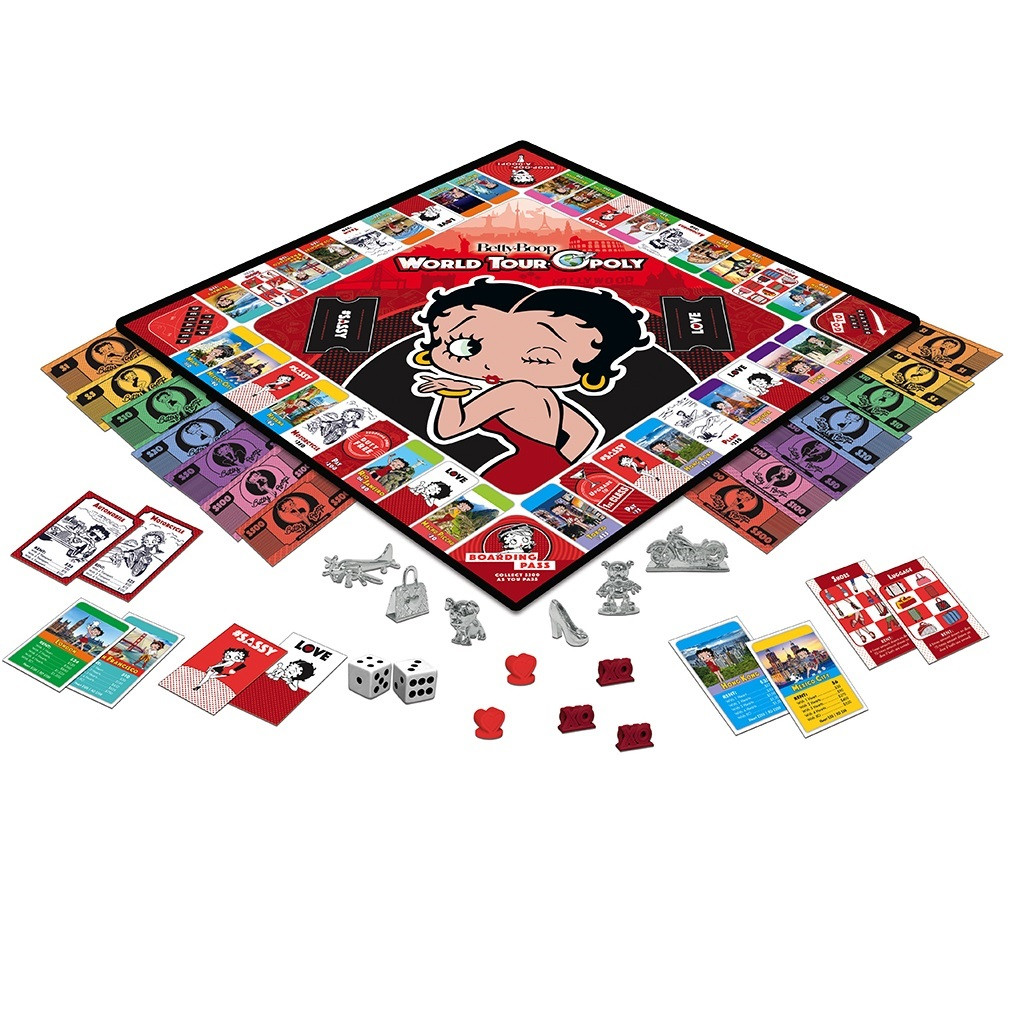 Betty Boop World Tour-Opoly - RetroFestive.ca