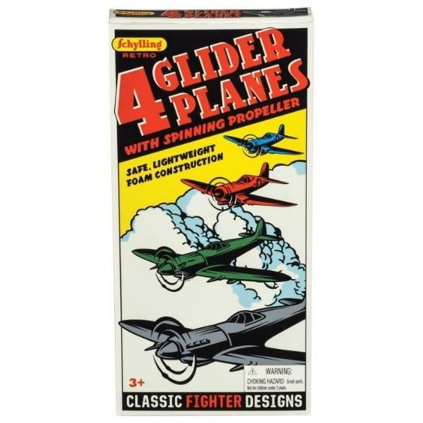 Retro Glider Planes (4 Pack) - RetroFestive.ca