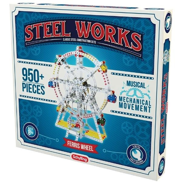 Steel Works Ferris Wheel Construction Set - RetroFestive.ca