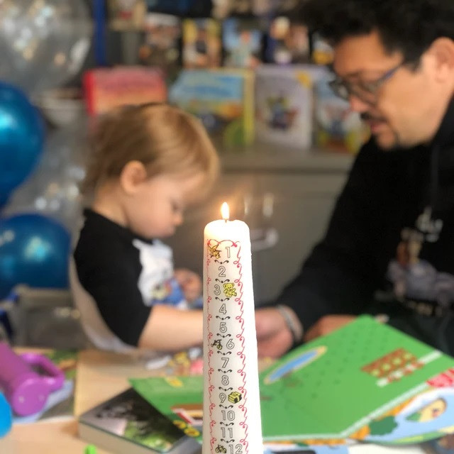 Classic Countdown Birthday Candle - 1 to 21 years | RetroFestive.ca