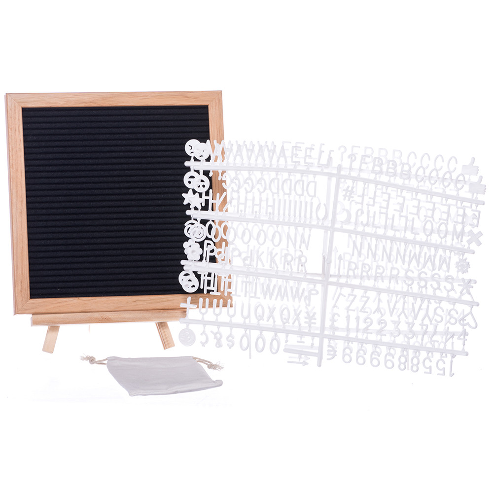 Small Retro Letter Board With Wood Trim - RetroFestive.ca