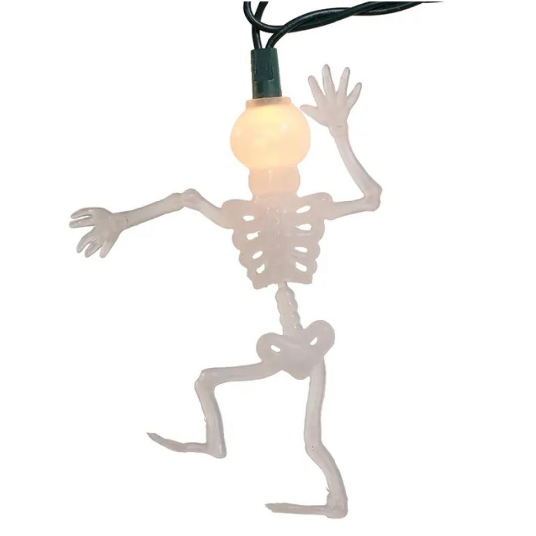 Spooky Scary Skeletons Halloween Light Set of 10 - RetroFestive.ca