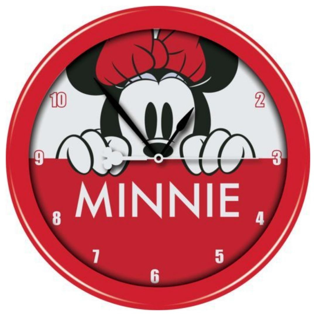 Peeking Minnie Mouse Wall Clock - RetroFestive.ca