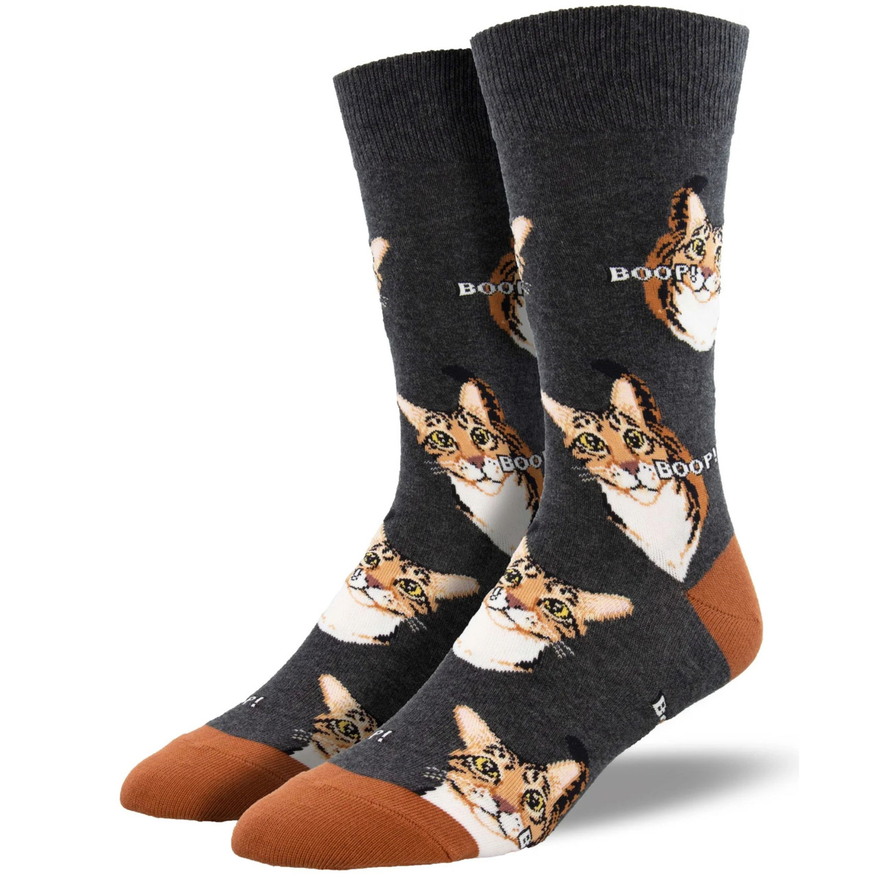 Boop Men's Crew Socks by Socksmith Canada - RetroFestive.ca