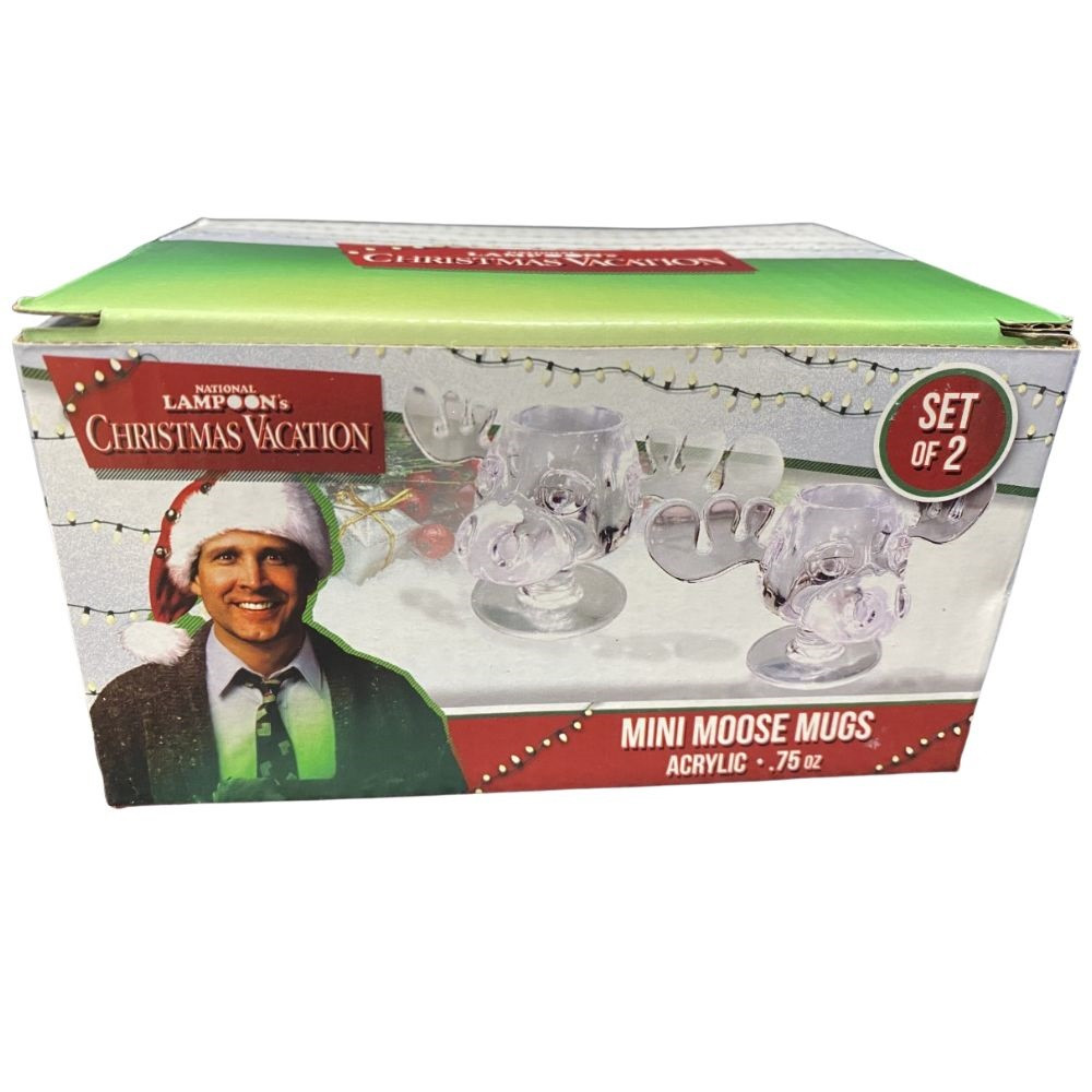 Christmas Vacation Mini Moose Mug Shot Glasses - Set of 2 - RetroFestive.ca
