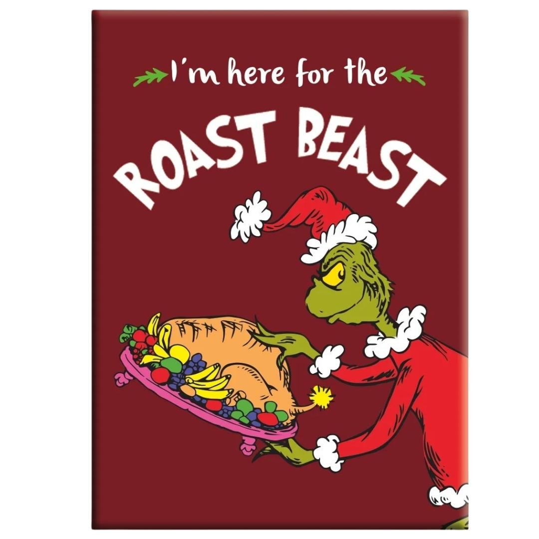The Grinch Christmas Roast Beast Flat Magnet - RetroFestive.ca