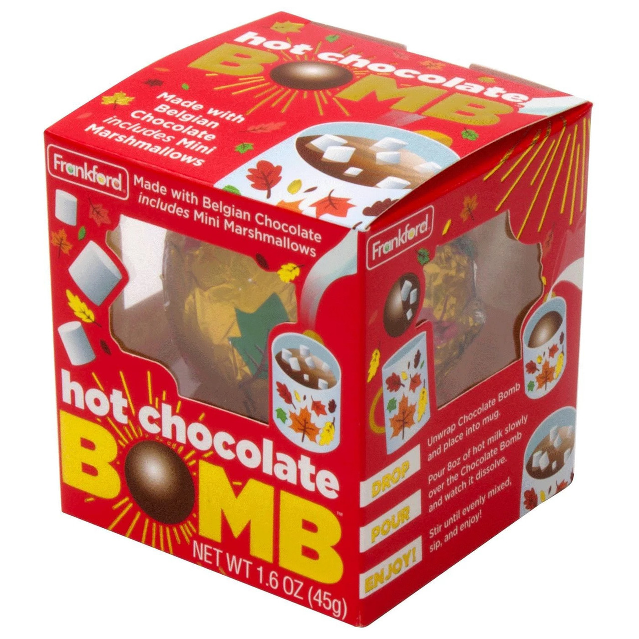 Hot Chocolate Melting Bomb - Fall - RetroFestive.ca