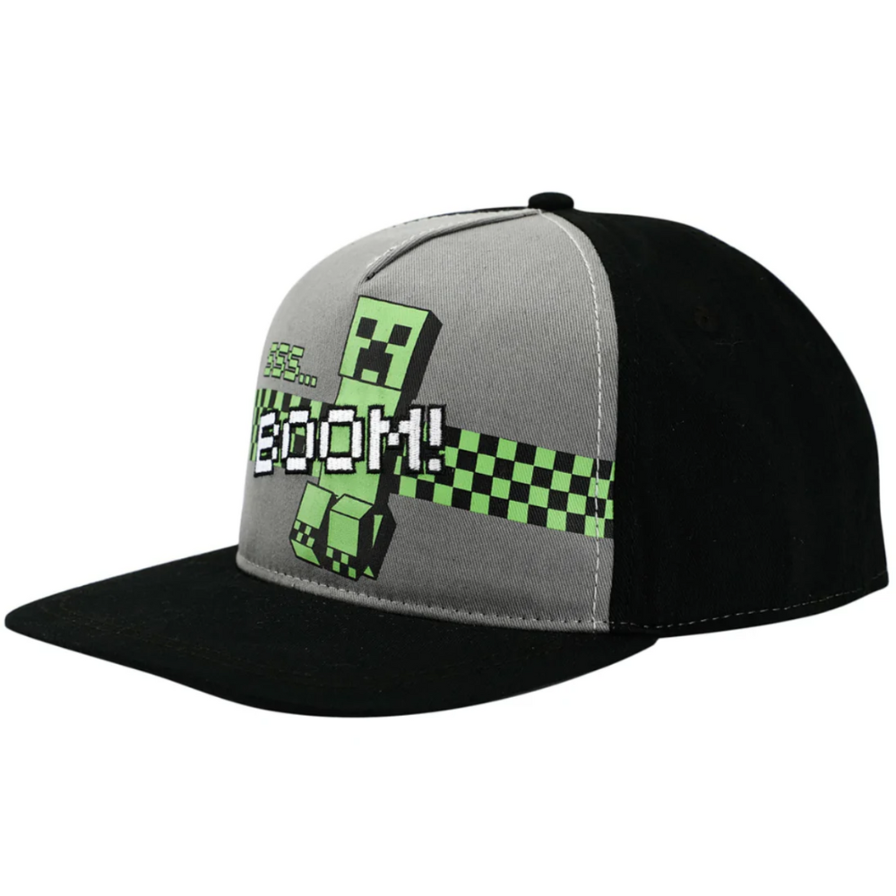 Minecraft Creeper with Boom! Youth Hat | RetroFestive.ca
