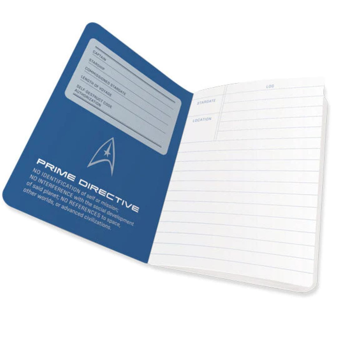 Star Trek Captain's Log Notebook - Full Sized Notebook - RetroFestive.ca