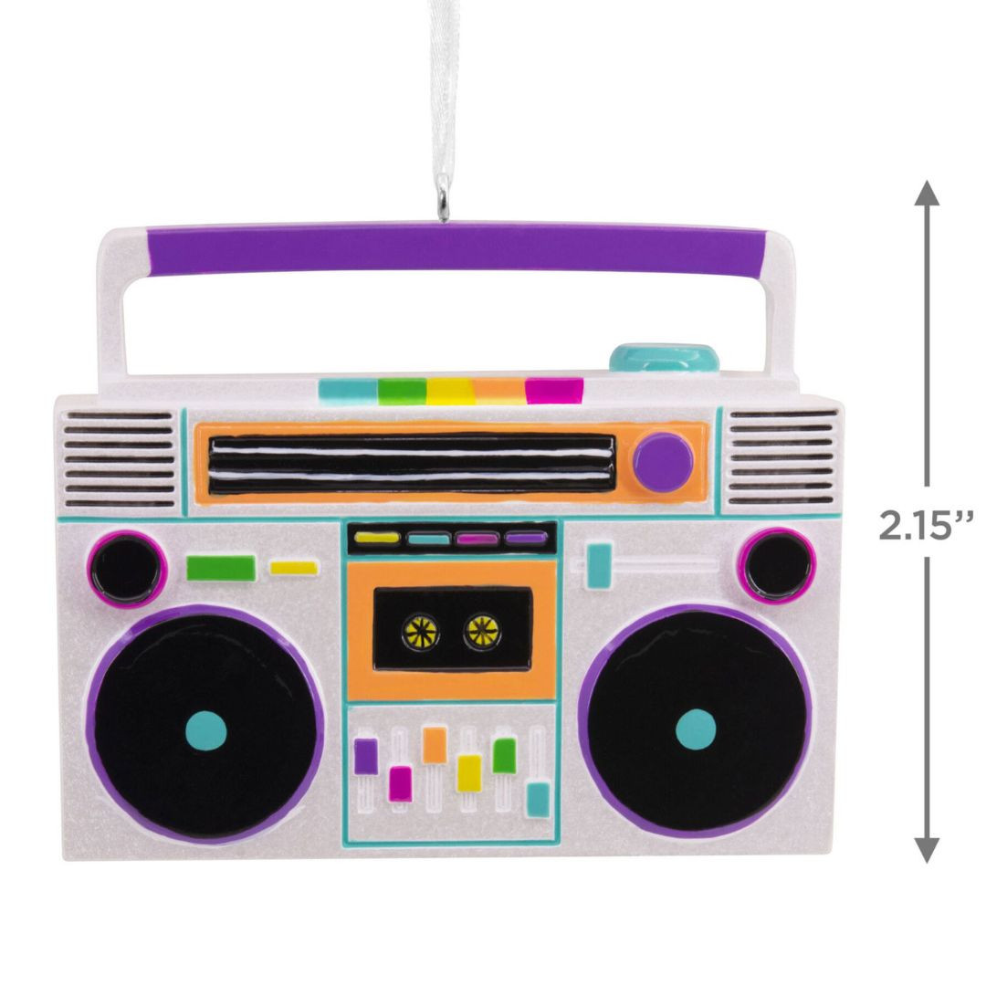 Retro Music Boom Box Ornament by Hallmark - RetroFestive.ca