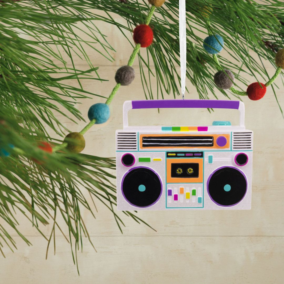 Retro Music Boom Box Ornament by Hallmark - RetroFestive.ca