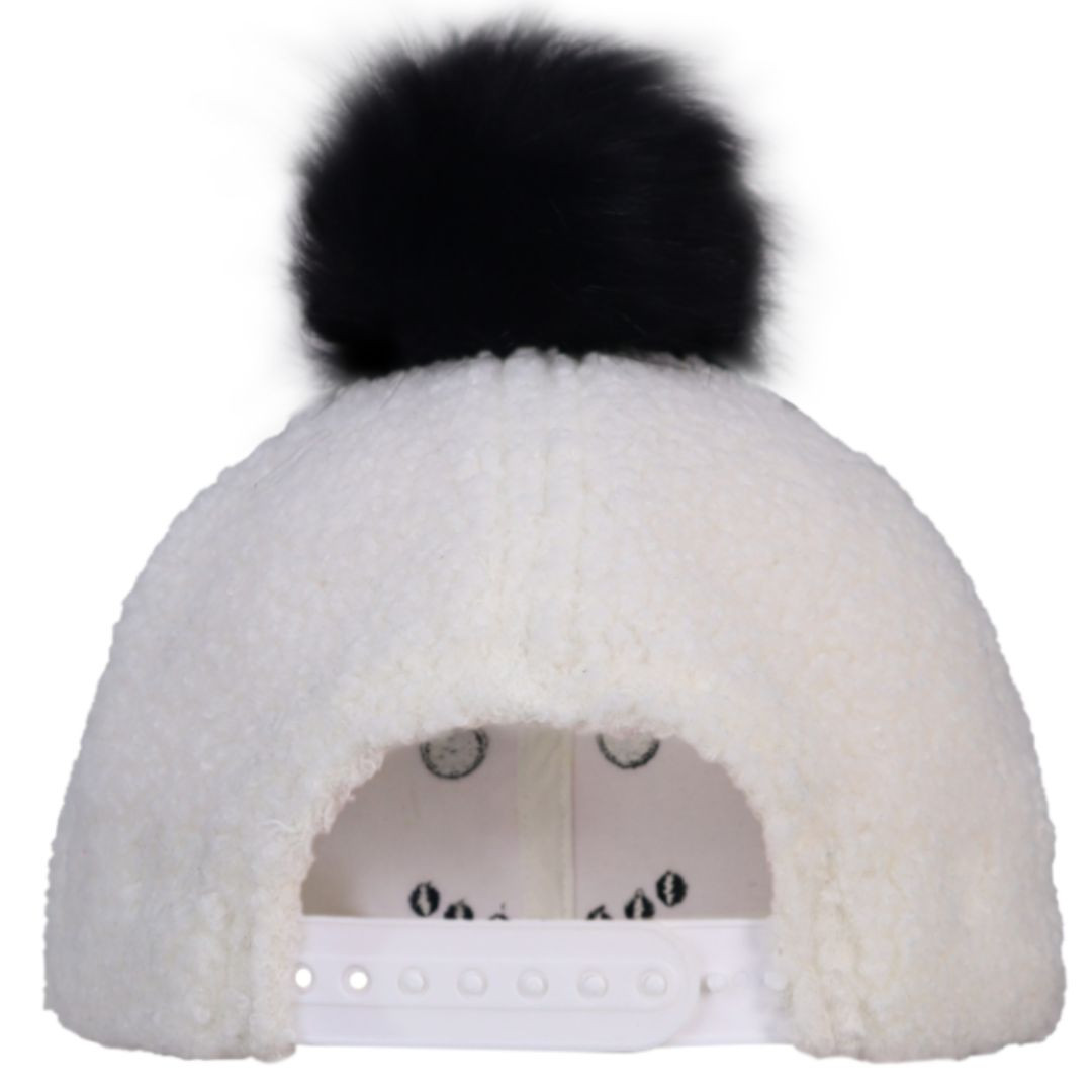 Snowman Sherpa Baseball Cap - RetroFestive.ca