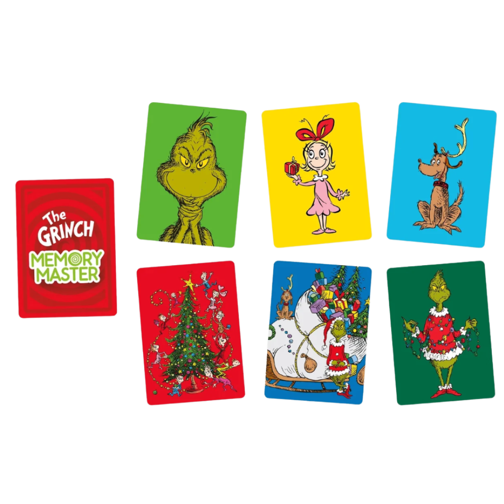 Grinch Christmas Memory Master Card Game - RetroFestive.ca