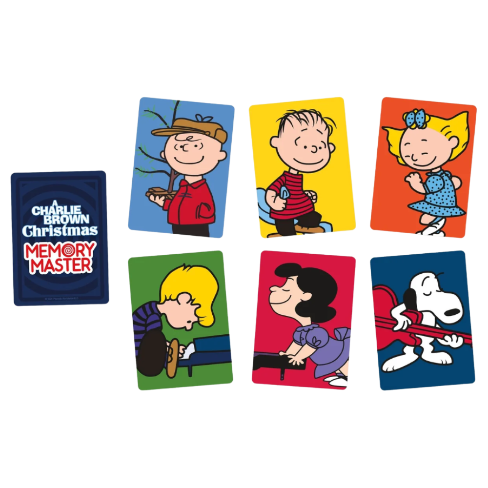 Charlie Brown Christmas Memory Master Card Game Canada | RetroFestive.ca