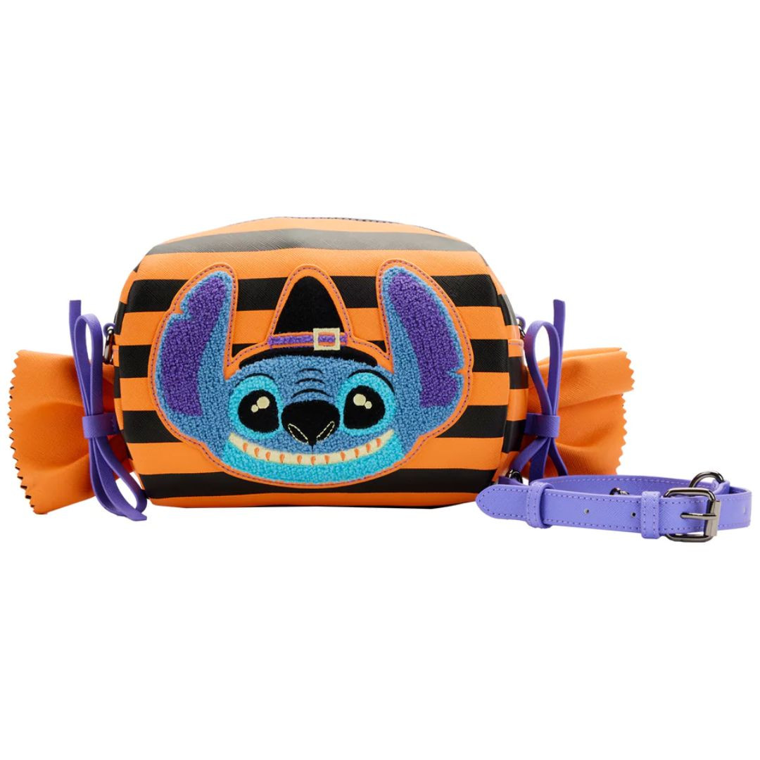 Disney Stitch Striped Candy Wrapper Crossbody Bag by Loungefly ...