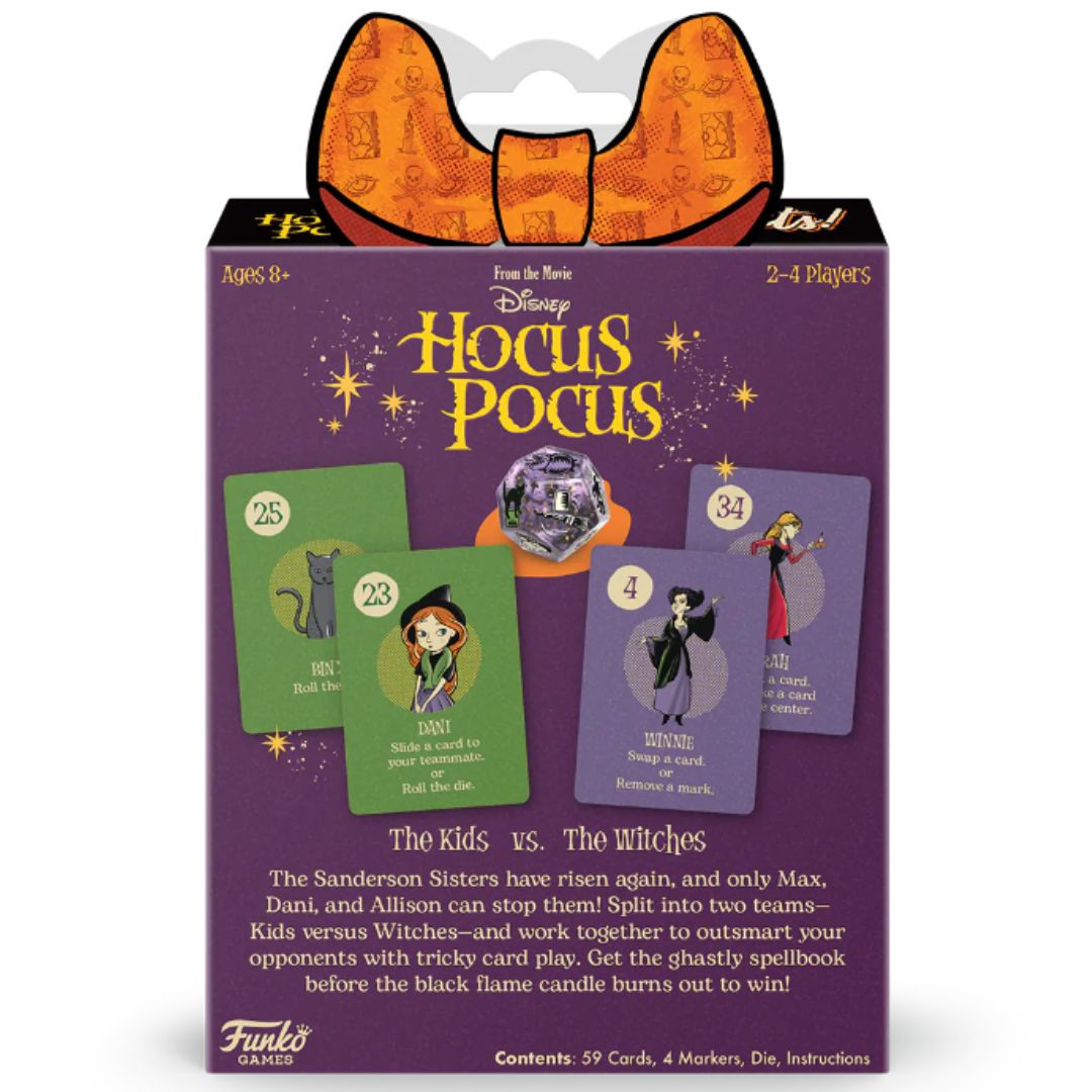 Disney Hocus Pocus Tricks & Wits Card Game - RetroFestive.ca