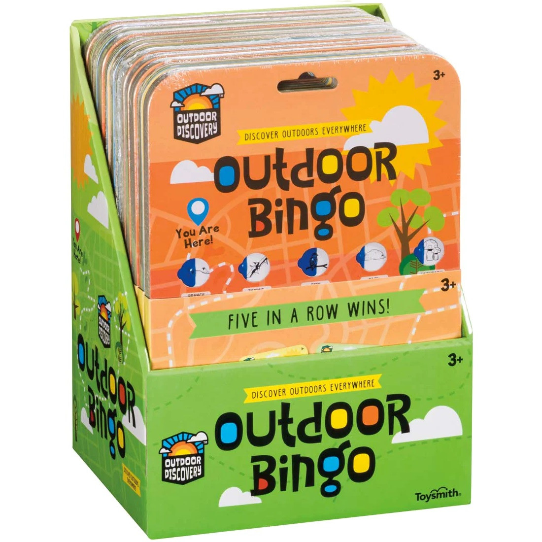 Kids Outdoor Bingo Game - Set of 4 Cards - RetroFestive.ca