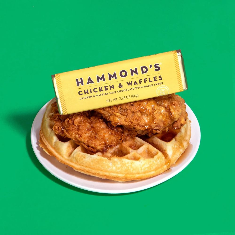 Hammond's Chicken and Waffles Chocolate Bar - RetroFestive.ca